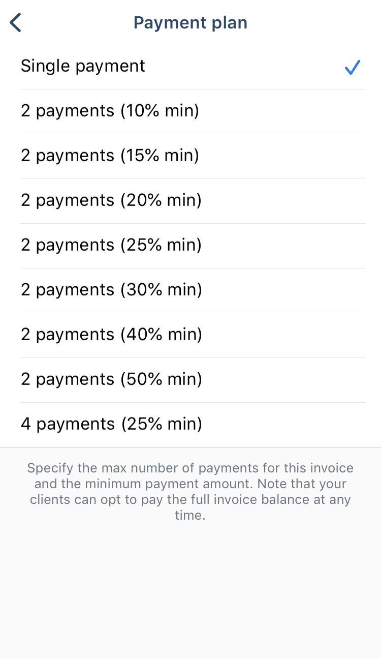 Payment Plan for Clients – Suite Center